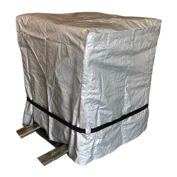 【特徴】パレット貨物に被せるだけで荷物の破損・水濡れ・汚れ・劣化を防ぎます！倉庫内の保管が難しい場面でも屋外スペースを有効的に活用できます！マジックテープ付ベルトを採用し、風によるバタつきが抑えられます！製品下部に切り込みを入れるこれでフォ...