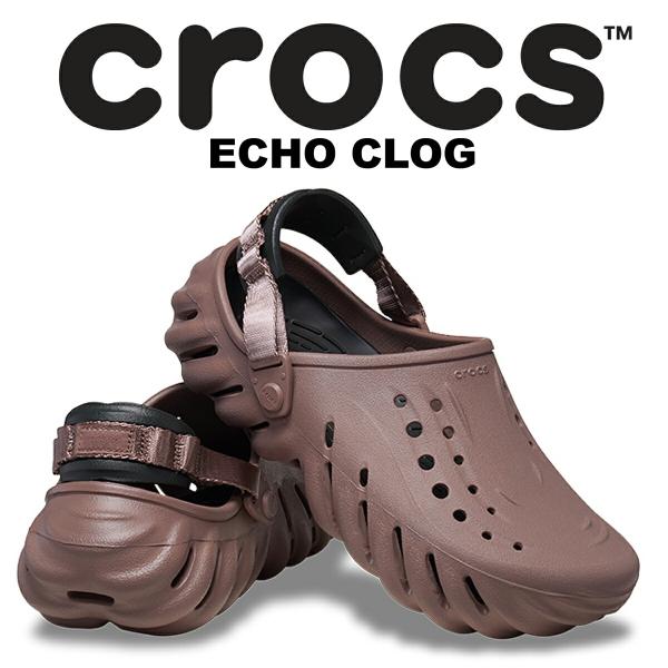 crocs ECHO CLOG TRUFFLE 207937-0lfエコー コレクションは、快適さとスタイリッシュなルックの両方を楽しみたい人に最適なデザイン。全モールド構成のこのクロッグは、大胆なシルエットとスポーティデザインからインスパ...
