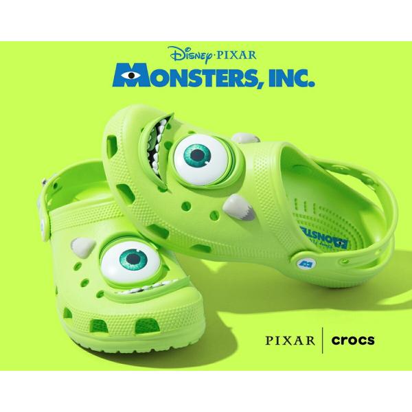 crocs MONSTERS INC MIKE CLASSIC CLOG 210875-90hモンストロポリスの人気者、お調子者のマイク・ワゾウスキと一緒にいれば注目の的！モンスターズ・インク コレクションから登場したマイククラシック クロ...