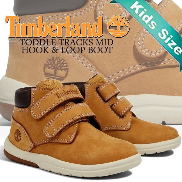 Timberland TODDLE TRACKS MID HOOK &amp; LOOP BOOT WHEAT a1jvp-2311918年に創業者のネイサン・シュワーツがマサチューセッツ州ボストンでブーツ作りを始め、世代を超えて愛され続け...