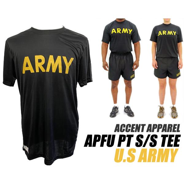 ACCENT APPAREL APFU PT S/S TEE U.S ARMY米軍への納品実績のある"ACCENT APPAREL アクセントアパレル"が製造した米陸軍向けの純正トレーニングウエアが入荷。APFU(Army Physical...