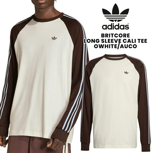 adidas BRITCORE LONG SLEEVE CALI TEE OWHITE/AUCO hz3829ブリットコア カリ 長袖Tシャツは、クラシックなアディダス オリジナルスの定番を現代的にアレンジした一枚。ルーズフィットとクルーネ...