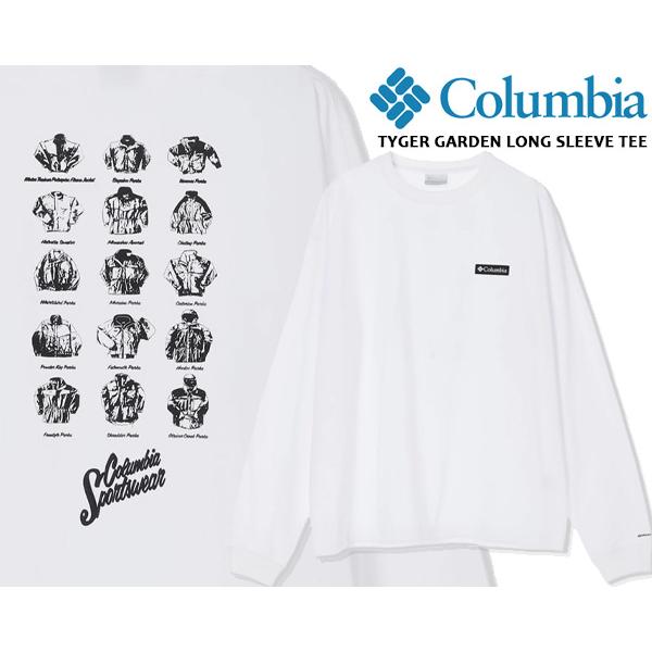Columbia TYGER GARDEN LONG SLEEVE TEE pm0568コロンビアのアーカイブをモチーフにしたグラフィックをプリントした長袖Ｔシャツ。厚手のTC素材を使用しているため、シワになりにくく、肌ざわりも抜群です。吸...
