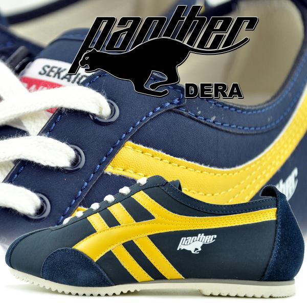 PANTHER DERA NAVY/YELLOW ptj-0027-navyyeパンサーのアイコンモデル『PANTHER パンサー DERAデラ』に新色が登場。1968年に誕生した、アッパーのナイロン素材とサイドパネルの補強パーツが象徴的な...