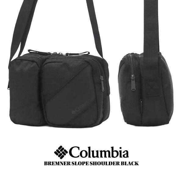 Columbia BREMNER SLOPE SHOULDER BLACK pu8751-010・コロンビア独自のはっ水（撥水）機能「オムニシールド」・日常からアウトドアシーン、旅行のサブバッグなど汎用性が高いショルダーバッグ・耐久性に優れ...