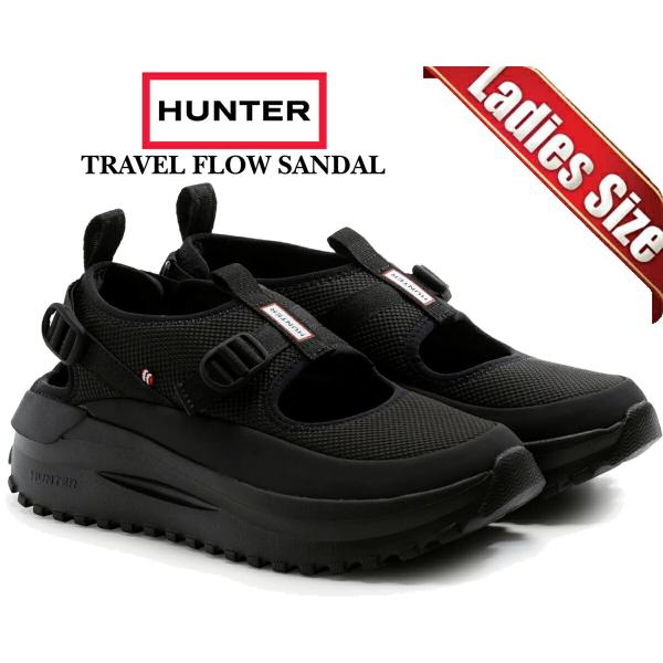 HUNTER UNISEX TRAVEL FLOW SANDAL BLACK uff7103msh-blk通気性の良いメッシュアッパーと、軽量でクッション性に優れたアウトソールを組み合わせ、究極の履き心地を実現したユニセックスサンダルです。...