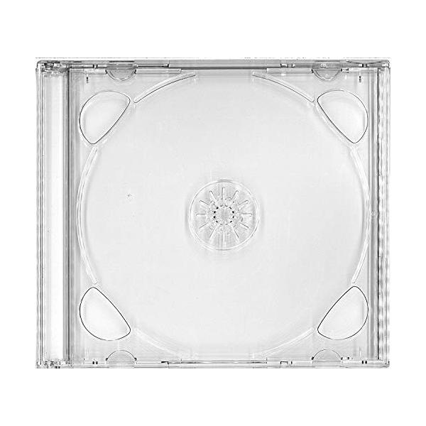 ・クリア W142×D12×H125mm FP-CDSW12・ディスク固定部に3cmほどのウェルドライン(V字状の溝)がございます。傷に見えますが、成型上、必ず発生します。・厚手のワイドタイプ(12mm厚)・日本製2枚収納ジュエルケース・C...