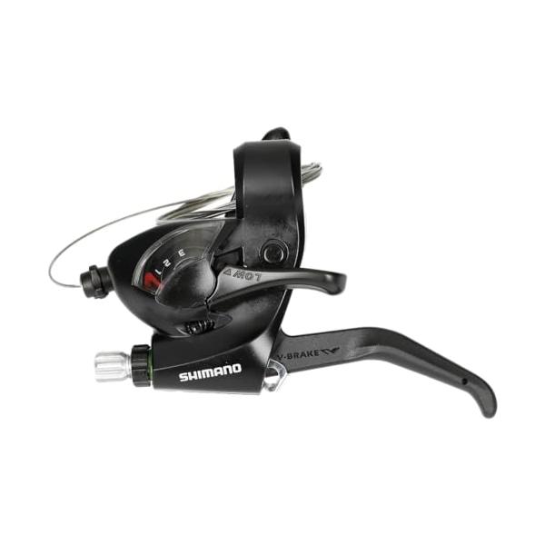 左レバーブラック/10長さ x 10幅 mm/ESTEF41LBL・パッケージ個数:1・シマノパート:ESTEF41LBL・シマノパートNo.:ESTEF41LBL・シフトレバータイプ:EZ-ファイヤープラス・対応ブレーキ:Ｖブレーキ・対応...