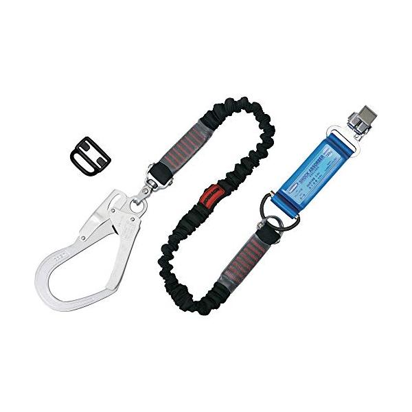 シングルランヤード(アルミフックSV/130KG仕様)・ブラック 人体側フック:フック式 THL-NV93SV-33-130KG・・Color:ブラックSize:人体側フック:フック式Style:シングルランヤード(アルミフックSV/130...