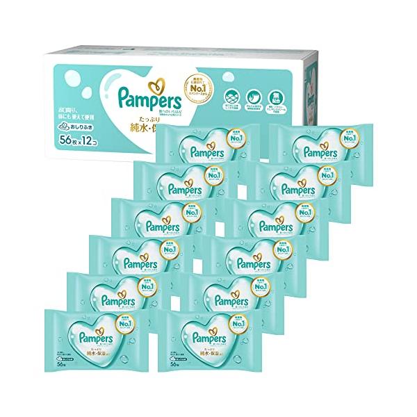 ー/-/1・PatternName:1)672枚(おしりふき)・パッケージ個数:1・パンパースのおしりふき たっぷり純水・保湿成分配合・口周りや体にも使えて便利・やわらか厚手な植物由来素材 どんな肌表面でも使いやすく、肌あたりもやさしくふき...