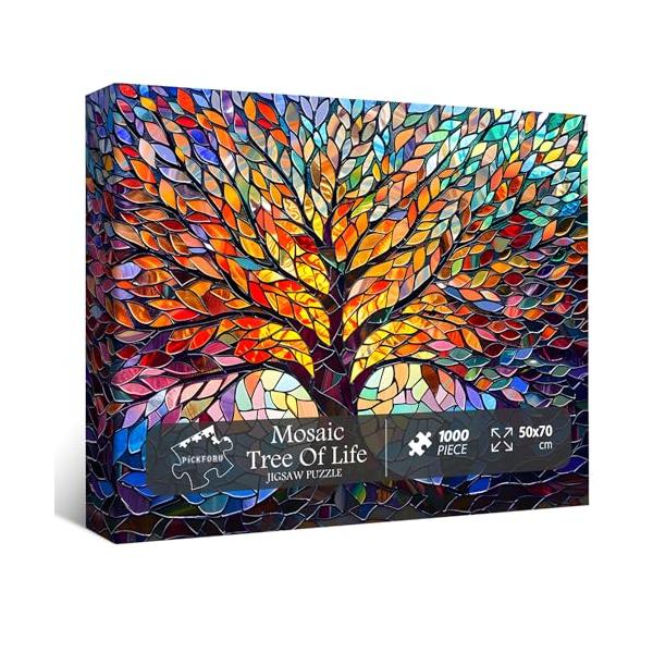 ステンドグラス。ブルー/1000 pieces 27.5*19.7 inches/40937727983697・ヒント:このパズルはユニークなモザイクデザインスタイルが特徴で、豊かな色と複雑なテクスチャが特徴です。 本物のステンドグラスモザ...