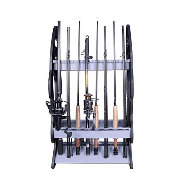 モダン・16本用  ・・Color:16本用・釣竿 収納：収容本数は16本(8本×2列)・竿 立て：両面に収容できる省スペース設計です・16本までのあらゆるサイズのロッドでも、リールをつけたままの収納が可能・簡単に組み立てます・釣り竿 簡単...