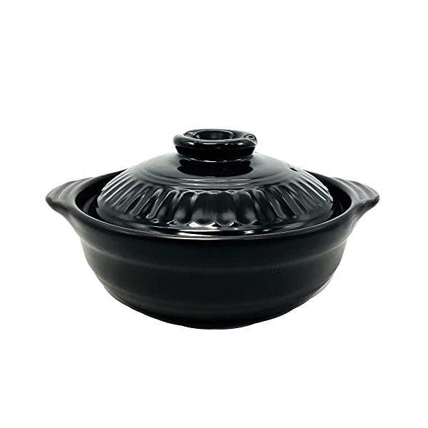 黒/0.9 L 直径 23 cm/110349・Size:0.9 L 直径 23 cm・パッケージ個数:1・サイズ(約):幅23×奥行19.5×高さ10.5cm・本体重量(約):1100g・素材・材質: 陶磁器 (本体/耐熱陶器 )・生産国...