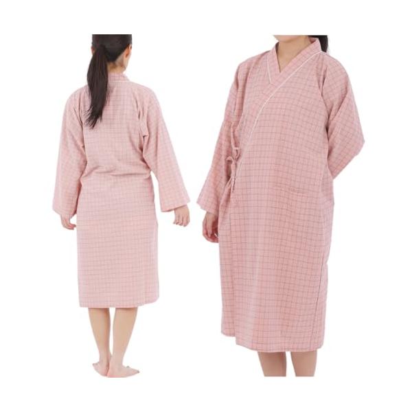 パジャマピンク（女性Lサイズ）/L/-・Size:LColor:ピンク（女性Lサイズ）・QOLiでは返品付き初期不良やサイズが合わない場合は、ご購入から３０日以内であれば交換または返品が可能です。・現役介護士と考えた ゆったり 前開き パジ...