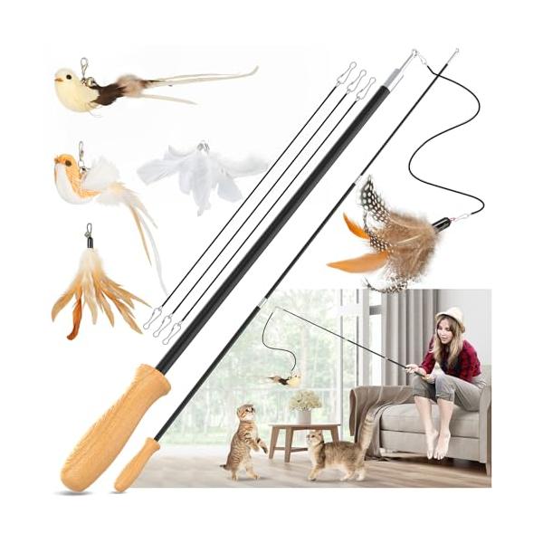 伸縮猫じゃらし2本セットマルチカラー/-/MBG-2_THT-5_S-4・Style:伸縮猫じゃらし2本セット・2本セットで同時遊びOK 2本の猫じゃらしが付属しているため、2人同時に猫ちゃんと遊べる家族や多頭飼いのお宅にも最適な便利セット...