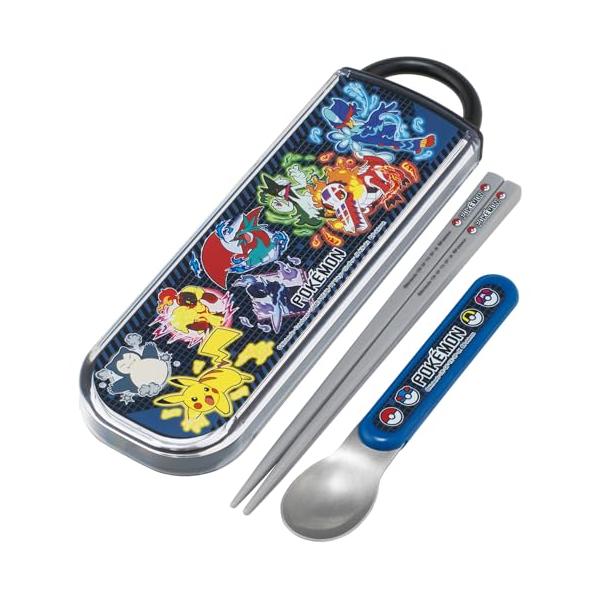 カジュアルポケモン/-/CCA1AG・Color:ポケモンPatternName:箸スプーン・パッケージ個数:1・商品サイズ:H6×W19×D1.6cm・重量:105g
