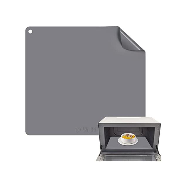 ・グレー ワンサイズ ・【汚れ防止】電子レンジ庫内に敷くだけで簡単に汚れを防止できるシリコンマットです。電子レンジに食器を置く際の 衝突音を減らし、電子レンジの底板に傷がつくのを防ぎます。※パッケージ変更のお知らせ：この度、商品のパッケージ...