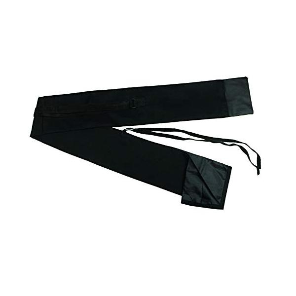 刀袋 黒色 内側 黒色 大 肩掛け付 プラ留具黒・黒・大 肩掛p/130cm/HB0309a・パッケージ個数:1・肩掛け付きの黒色（内側は黒色）の刀袋です。（プラスチック留具）・竹刀や模造刀など刀状のものの収納用袋です。・釣竿など細長いもの...