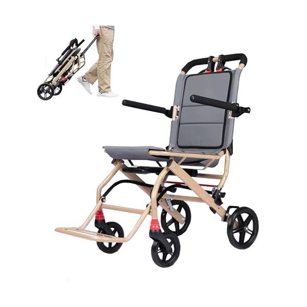 軽量車椅子XG2 金&amp;灰/-/M-XG2・Color:XG2 金&amp;灰・パッケージ個数:1・製品の仕様車椅子サイズ：79CM×48CM×90CM　 折り畳みサイズ：48CM×38CM×75CM　 製品重量：8.5kg　最大耐荷...