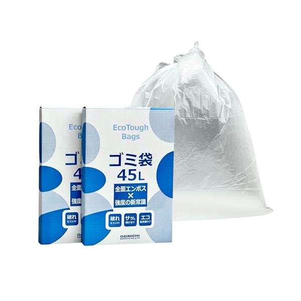 半透明/45L/AZ-45L200・Color:半透明Size:45L・パッケージ個数:1・容量:45L・入数:200枚(100枚×2箱)・カラー:半透明・ごみ袋サイズ:縦800mm×横650mm・ごみ袋厚さ:0.01mm