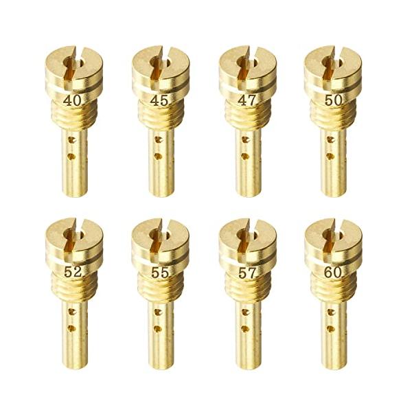 -/8pcs#40-#60/-・Size:8pcs#40-#60・パッケージ個数:1・パイロットジェット 適合車種FCR | DR-Z400/E　2000-2007 | CVK | FZ400（1997-) | ZRX1200R/S（-20...