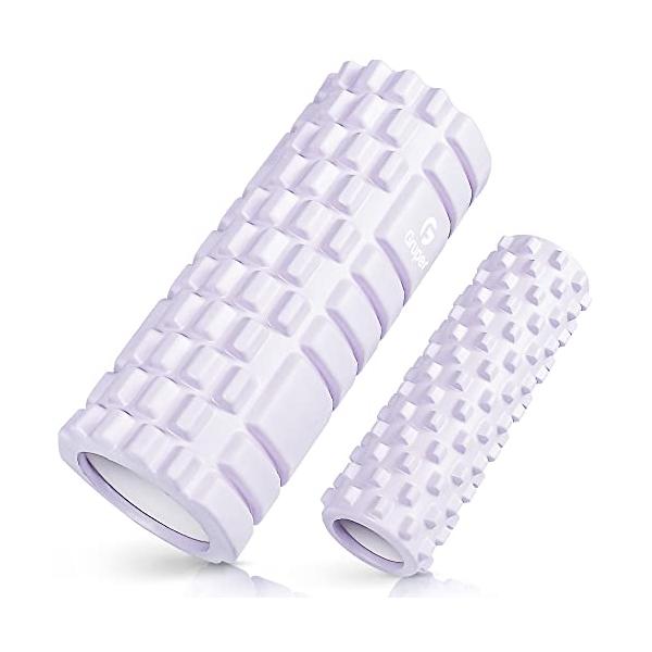 ドリーム パープル/-/Y1・Color:ドリーム パープル・全身に対応：お得な大・小2個セット大きいフォームローラー：長さ33cm×直径14cm 小さいフォームローラー：長さ30.7cm×直径9.7cm フォームローラーは2個セット、サイ...