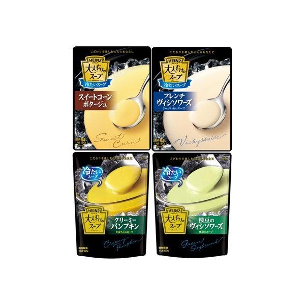 -/160グラム (x 12)/-・パッケージ個数:1・セット内容 冷たいクリーミーパンプキン 160g×3袋 冷たいフレンチヴィシソワーズ 160g×3袋 冷たい枝豆のヴィシソワーズ 160g×3袋 冷たいスイートコーンポタージュ 160...