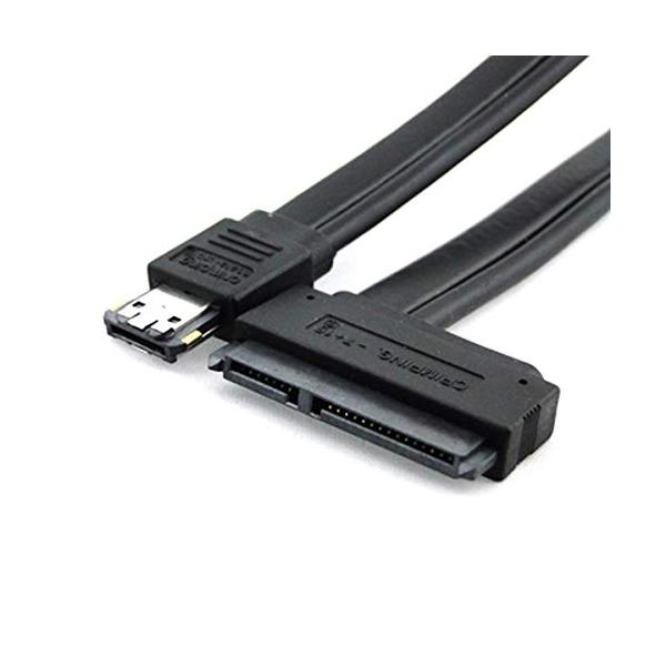 ・  CY-SA-009-0.5M・このpower OVER eSATA SATA 22ピンケーブルを使用すると、1つの接続の2.5インチまたは3.5 SATA HDD外部に任意の自由なPower over eSATA ( eSATApポー...