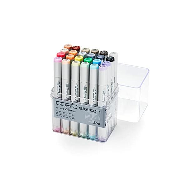 24色セット・多色  ・・Style:24色セット・【コピックのスタンダードモデル】ジャンルを問わず世界中のプロにも愛用されているコピックのスタンダードモデルのイラストマーカー・【セットの特徴1】コピックを始めて使う方におすすめのセット・【...
