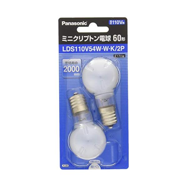 3) 60形 / ミニクリプトン電球(110V)・ホワイト ホワイト LDS110V54WWK2P・・Style:3) 60形 / ミニクリプトン電球(110V)Color:ホワイト・質量:14g・定格寿命(h):2 000・定格電力(W)...