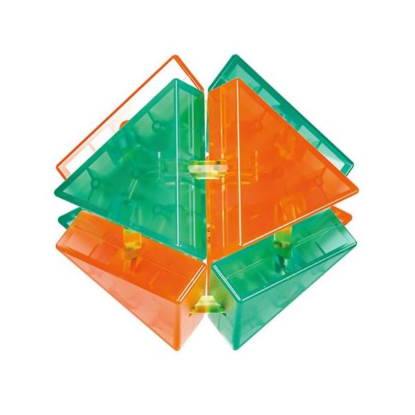 難易度２・Style:難易度２PatternName:Eight faced・革新的なデザイン: 当製品は、伝統的な木製の孔明パズルに新しいデザインを取り入れています。精密なデザインと美しい色彩が、パズルを飾り物としても楽しめる美的価値を提...