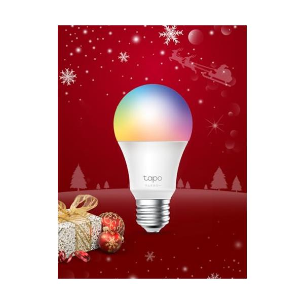 1個パック電球色+昼白色/-/Tapo L530E/A・Color:電球色+昼白色Style:1個パック・パッケージ個数:1・特徴 マルチカラーであかるさを変えられるスマートな電球登場。たくさんの色があります。・音声で調光 スマートスピーカ...