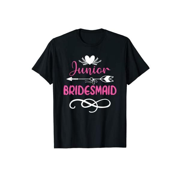 Tシャツ・ブラック S ・独身パーティー、花嫁のベイビーに最適なTシャツ。 これはブライダルパーティーのための素晴らしいジュニアウェディング子供の贈り物です。 誇らしげに身に着けて、結婚記念日、聖パトリックデー、誕生日、クリスマス、感謝祭、...