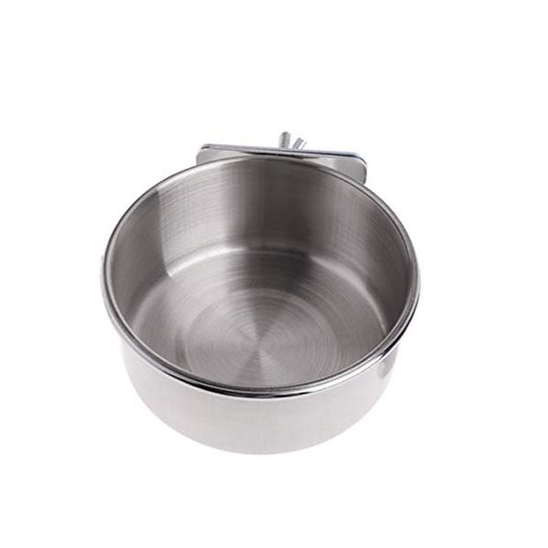 ・ M ・・Size:M・素材：ステンレス・サイズ：S：直径10cm*高4cm　M：直径12cm*高4.3cm・ボウルはステンレスで作られており、耐腐食性や防錆性が良く洗いやすい。・簡単にケージに付けられて、安定性がいい。インコ、鳥のケージ...