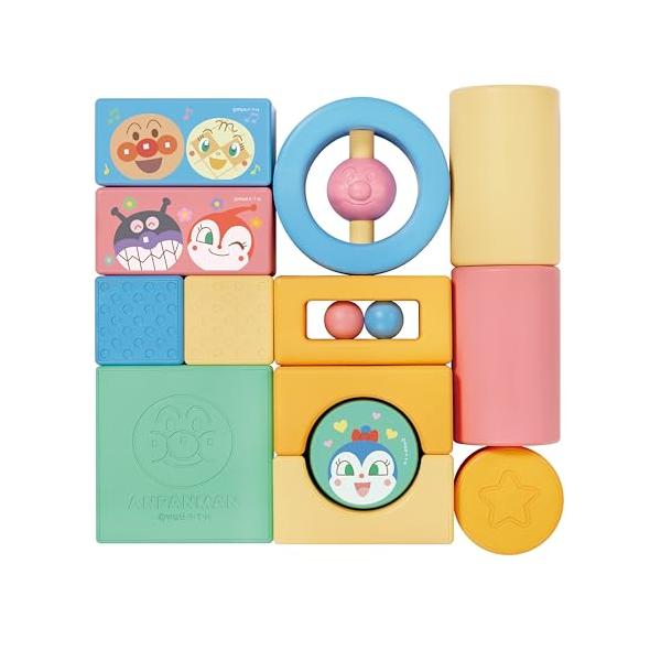 はじめてセットパステルカラー/-/4971404322011・Color:パステルカラーStyle:はじめてセット・天然抗菌剤（ホタテ貝殻成分）とお米由来の原材料のライスレジン()を配合した日本製のお米のつみきセットです。・いろいろな形状、...