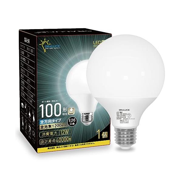 昼光色/１個入/LDG12D-G-E26・Color:昼光色Size:１個入・商品仕様?商品サイズ:高さ140mm 幅95mm Ｇ95?口金直径:26mm?定格消費電力:12W 定格電圧:AC100v(50/60Hz)?全光束(明るさ):1...