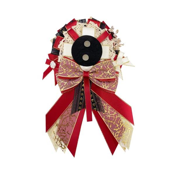 カジュアルレッド/小/TGRS-1002・Color:レッド・パッケージ個数:1・高級感あるテープ使用・缶バッジ脱着用マグネット付き・対応缶バッジサイズ57mm・サイズ：W15cm * H22cm・後安全ピン仕様