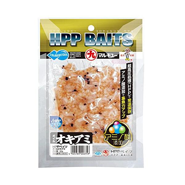 ボイルオキアミ (60g)・・Style:ボイルオキアミ (60g)・超高圧処理(HPP)で常温保存・アミノ酸添加で集魚力アップ・やや比重の大きく、沈みやすいボイルオキアミ・対象魚:海全般、メジナ・グレ、クロダイ・チヌ、カワハギなど・内容量...