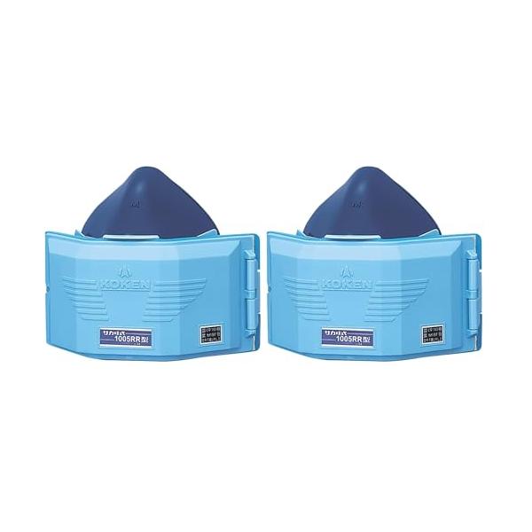 R-08型ブルー/レギュラー/1005R-08・Size:レギュラー・パッケージ個数:1・溶接面にぴったりの溶接作業用に最適な防じんマスクです。・フィットチェッカー内蔵：レバーを引くだけでフィットテストができる・ミクロン：RL区分に対応、驚...