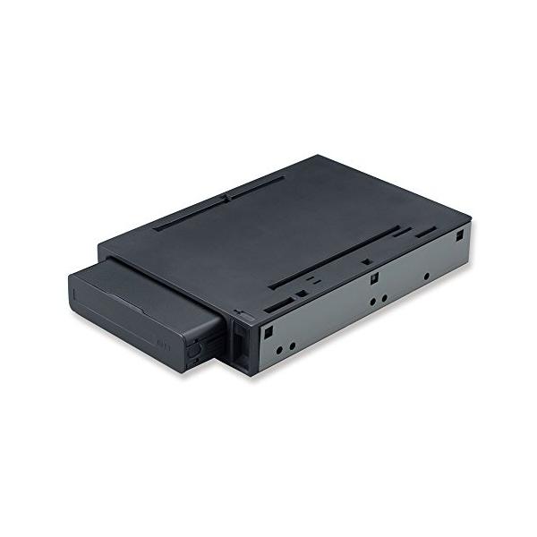 ブラック/-/SA25-RC1-BKZA・パッケージ個数:1・SATA6Gbpsに対応した2.5インチHDD、SSD用 SATAリムーバブルケース・6Gbps対応リピーターチップ搭載で、6Gbps環境でも安定した動作を実現・3.5インチベイ...
