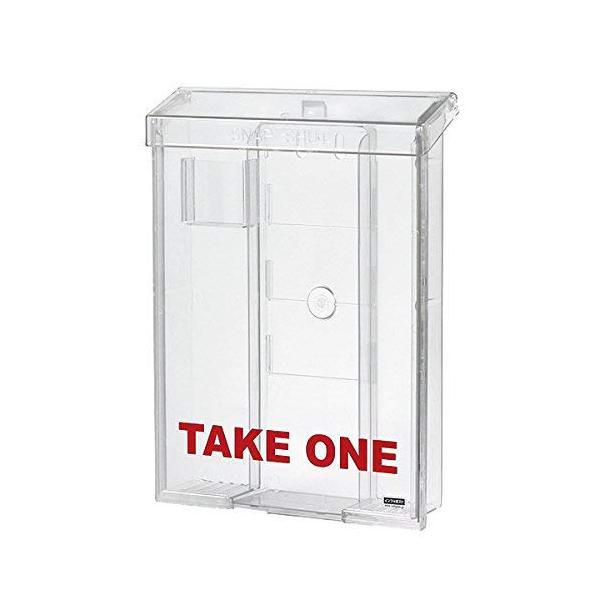 ・透明  ・・Color:透明・ハイグレードな屋外用チラシケース！赤文字「TAKE ONE」は、正面の透明プラスチック板に印刷済・チラシを24時間無人で配布できます・輸送や製造上、小キズやスリ傷がある場合がありますが不良ではありません・A4...