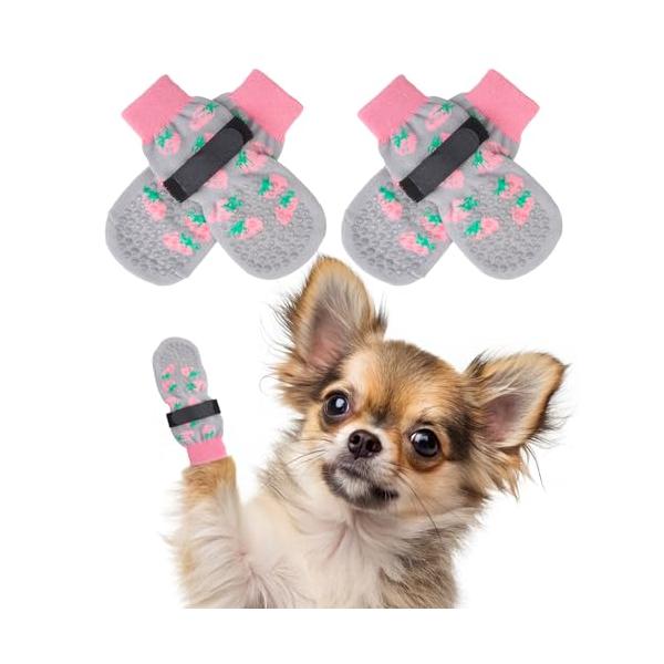 イチゴ/S/bin027kutu・Color:イチゴSize:S・??サイズ：ご購入前に必ずペットの足を測定してください。足幅が2つのサイズの中間にある場合は、より大きめのサイズをお選びください。・??おしゃれなデザイン：この犬用ソックスは...