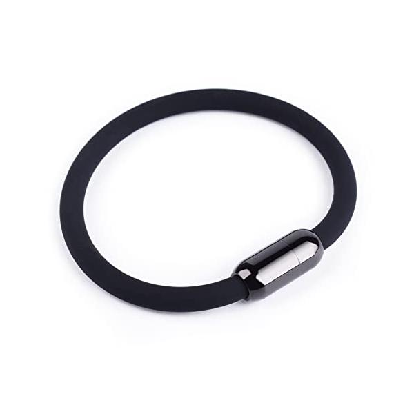 ブレスレットブラック/ブラック（20CM）/-・Size:ブラック（20CM）・?帯電防止ブレスレット? コロナ放電原理を利用し、高い静電気除去機能がある。撥水性や防水性を備え、軽くて耐裂性にも優れています。仕事 、通勤、通学、スポーツなど...