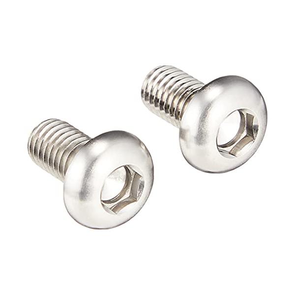 ・2本セット  TIBO-N2-00・高強度な64チタンを精密転造及び鍛造した特製のボトルケージ用ボルト。2本セットです。（お得な4本セットのラインナップもあります）・ヘッド部分は鍛造後に精密削り出し加工。軽量化や防錆目的はもちろん、ドレス...