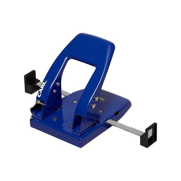 ダブルゲージブルー/50枚/SD-W50-B・Size:50枚Style:ダブルゲージ・パッケージ個数:1・ワイドダブルゲージで用紙の中央合わせが簡単にでき、1度に大量に穴をあけられる2穴パンチ・金属製のサイドゲージを採用している為、用紙が...