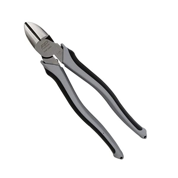 偏芯シルバー/200mm/FKN-200G・Size:200mmStyle:偏芯・切断能力:鉄線4.0mm、銅線5.0mm、ピアノ線2.5mm、VA・VVF線2.0mm×3芯・全長:206mm・重量:305g・材質:特殊鋼・ベトナム製(メー...