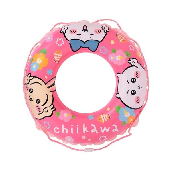 ちいかわマルチカラー/60cm/-・(C)nagano/chiikawa committee・ちいかわと仲間たちが描かれた60cmうきわです・本体サイズ:約60cm・内周サイズ：85〜90cm・対象年齢：3歳〜