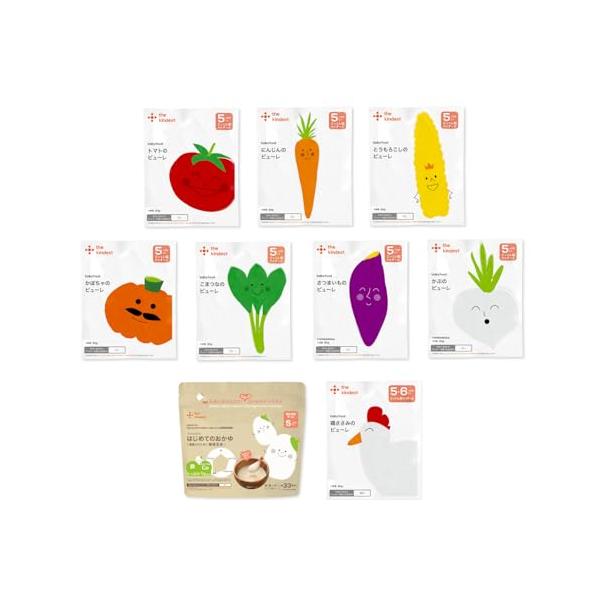 PatternName:離乳食スターターセットC・??［こころとからだに”やさしい” 離乳食］素材・味・栄養にこだわったやさしいベビーフード。国産の食材をふんだんに使い、常温でも温めても美味しく手軽に食べられる離乳食。小児科医、管理栄養士が...