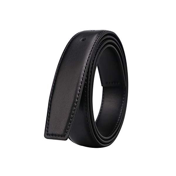 ・無地ブラック ベルト125 ・・Color:無地ブラックSize:ベルト125・従来のベルト一式にバックルのみ、ベルト部のみと3パターン用意しております。ベルト部のみ、バックルのみを交換する事でベルト市場全体の生産量、使用量が減り、環境改...