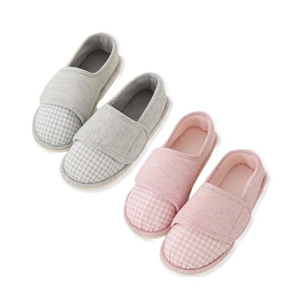 ピンク/25.0 cm/mr362・Size:25.0 cmColor:ピンク・室内用介護シューズ 入院時、介護現場、妊婦さんにも・安定するかかと付き 前傾姿勢でのつまずき転倒を予防・快適な履き心地 滑り止め＆静音加工・疲れづらい履き心地 ...